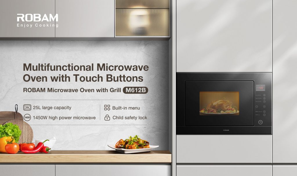 WK25-M612B 25L Multifunctional Microwave Oven - robam
